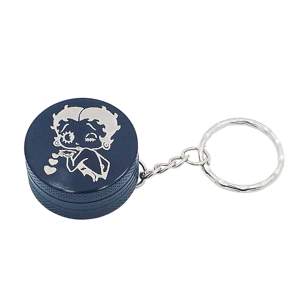 Betty Boop Keychain Grinder - Custom Branded Cannabis Gifts