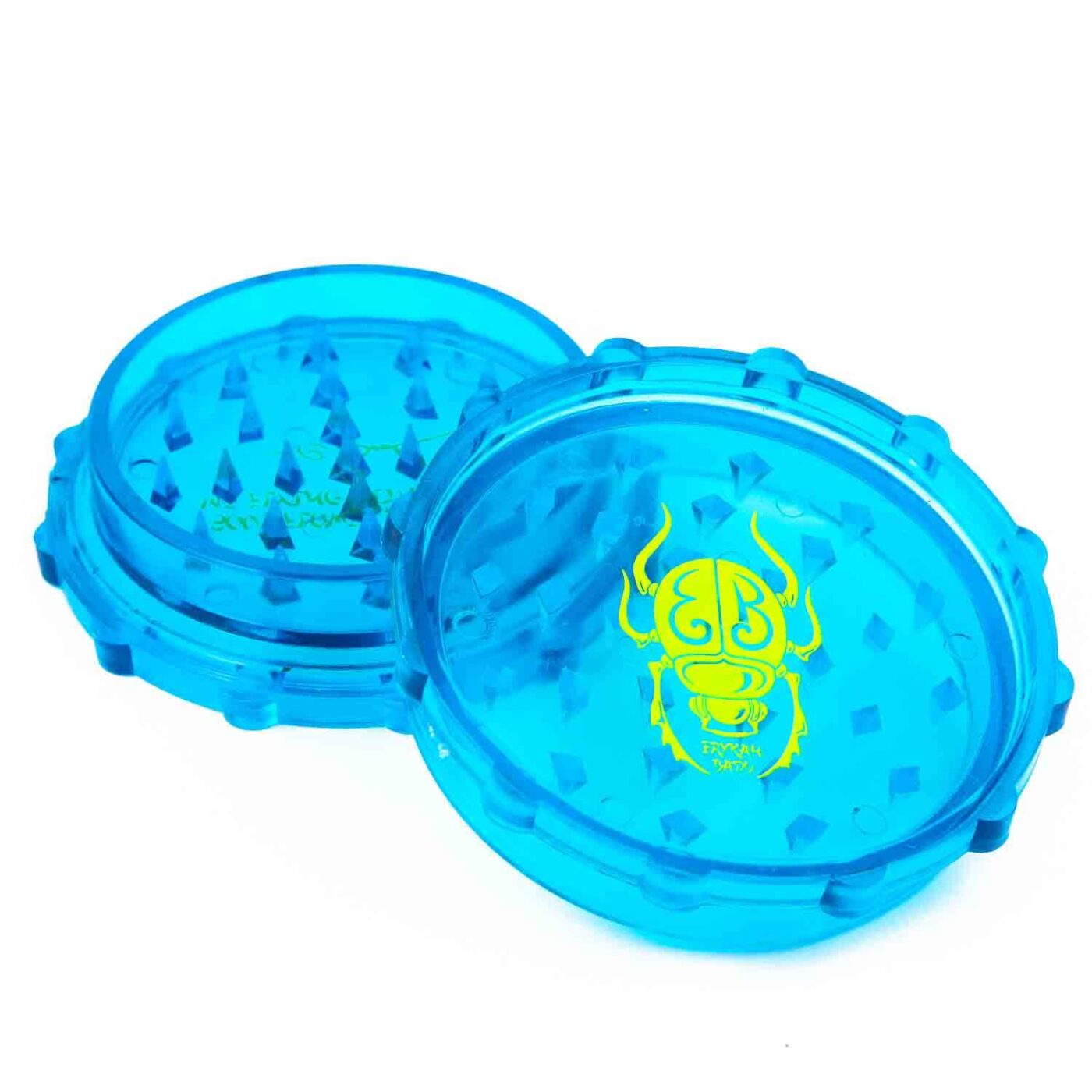 Large Plastic Transparent Grinders - Custom Printed Logo Included