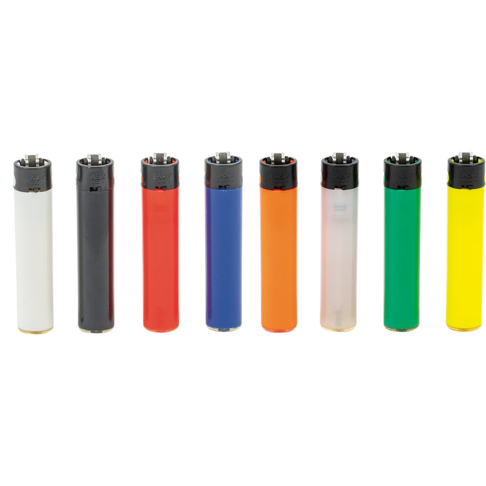 Refillable Plastic Lighters with Logo - Refillable Lighters - Assorted