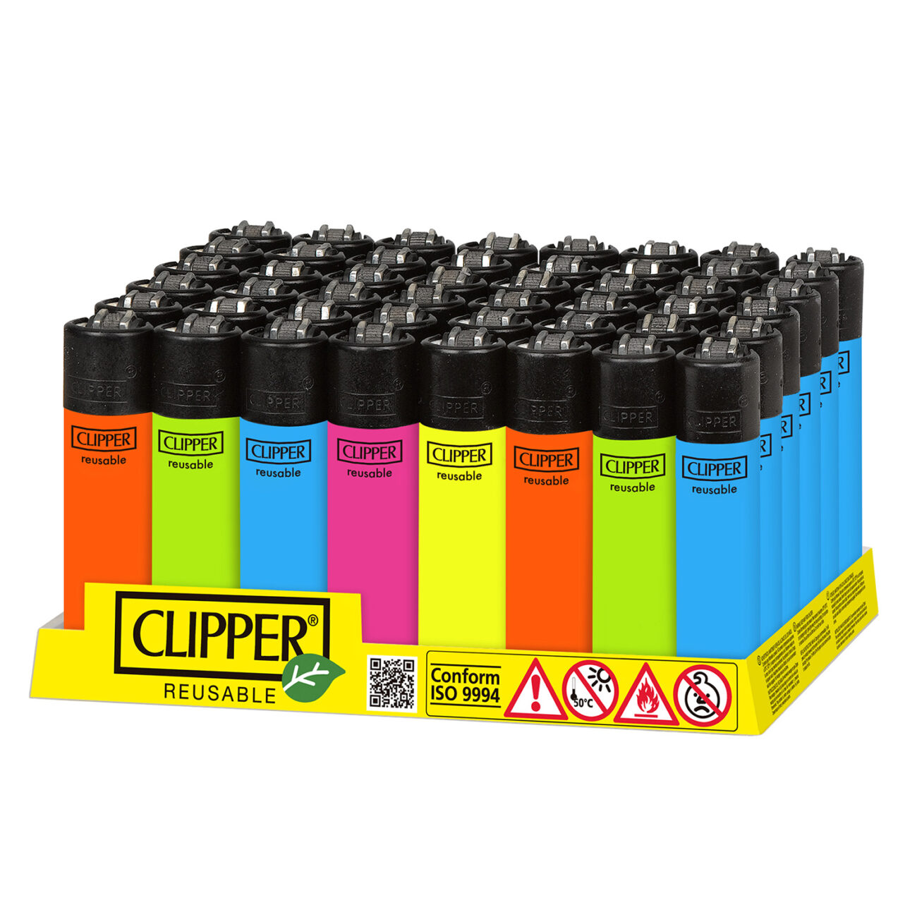 Custom Fluorescent Clipper Lighters Wholesale with Your Logo